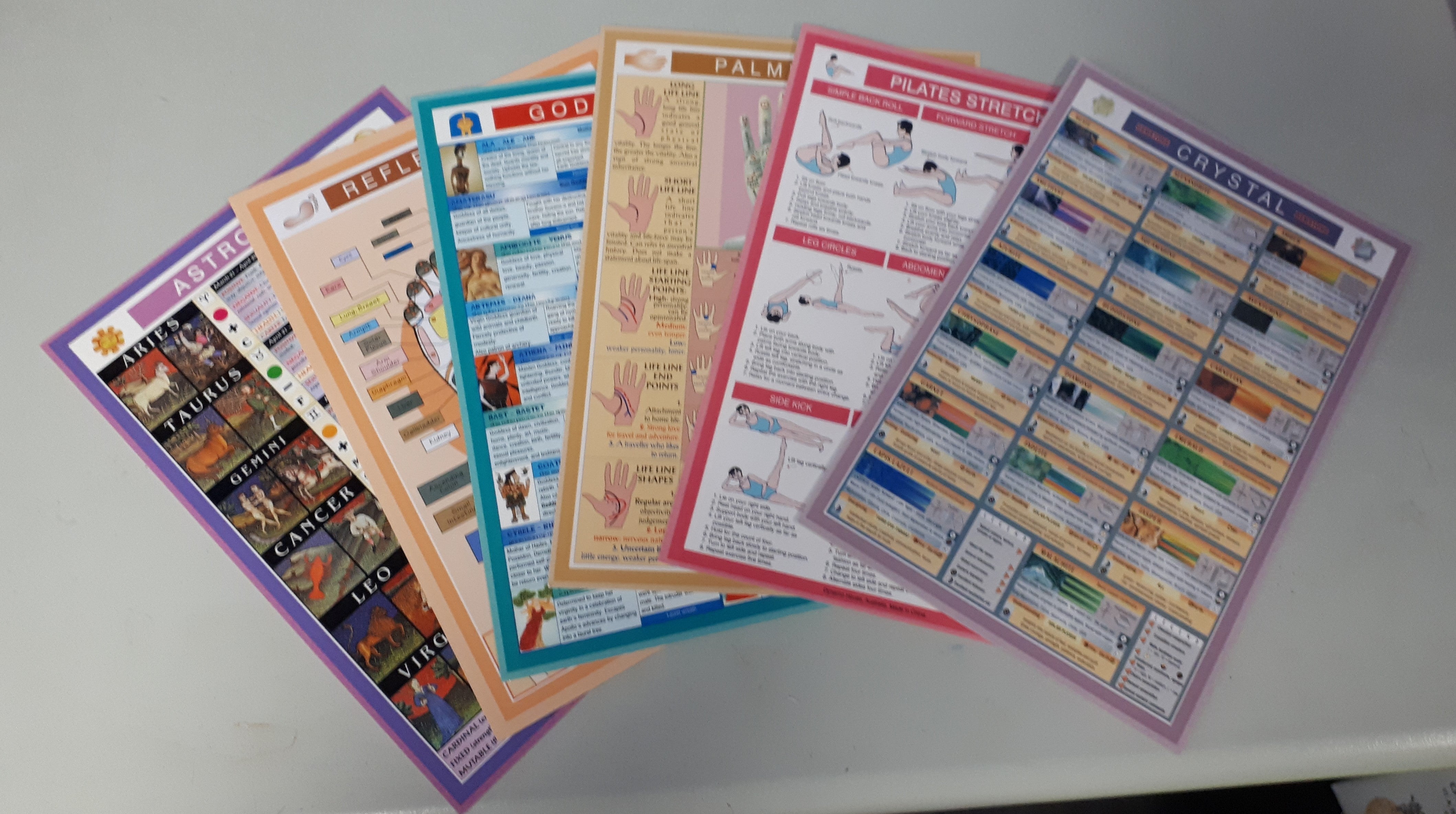 A5 Information Charts, Doubled sided A5 information charts that are ...